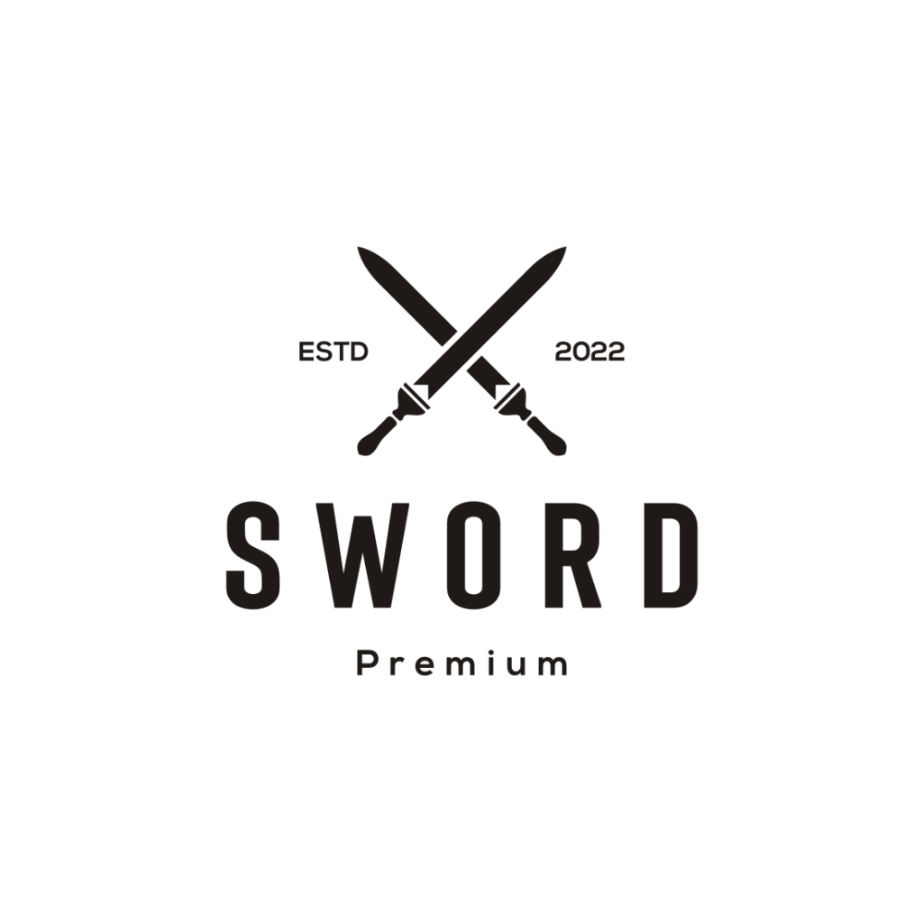 Sword Logo Design | MasterBundles
