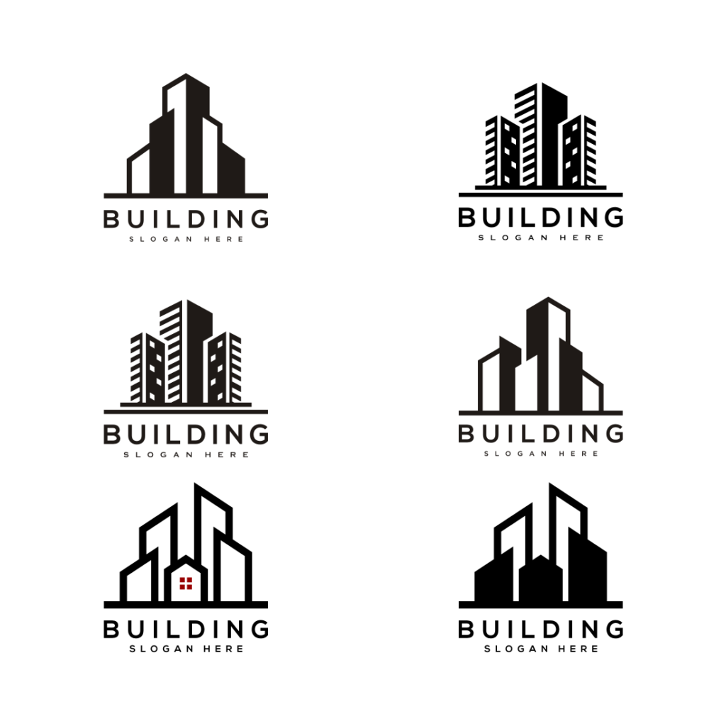 Set of Building Logo Vector | MasterBundles