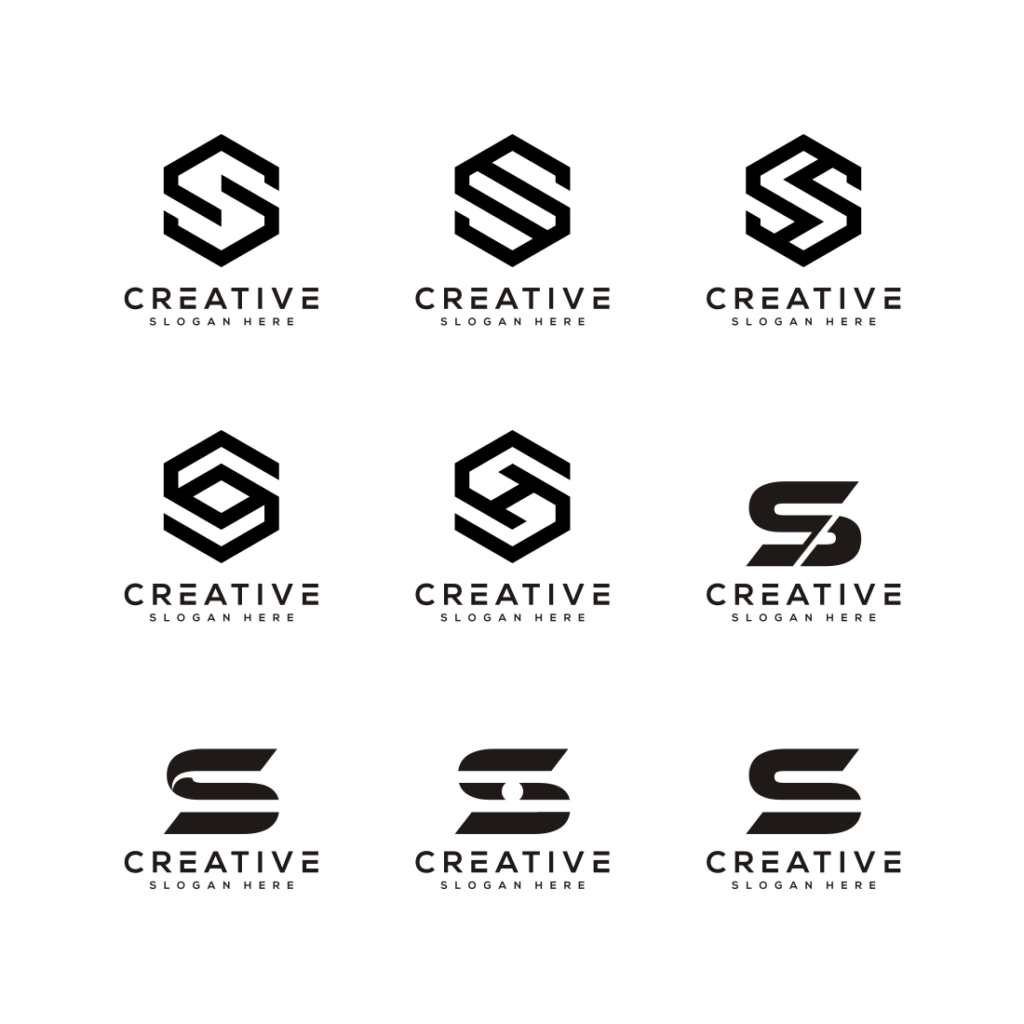 Set of Initial Letter S Logo | MasterBundles
