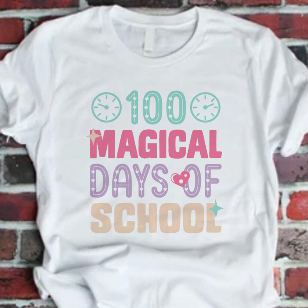 100 Days of School T-shirt Bundle - MasterBundles