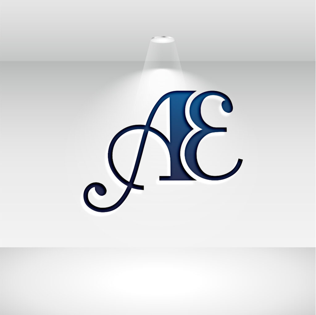 A E Initial Letter Logo design, Graphic Alphabet Symbol for Corporate ...