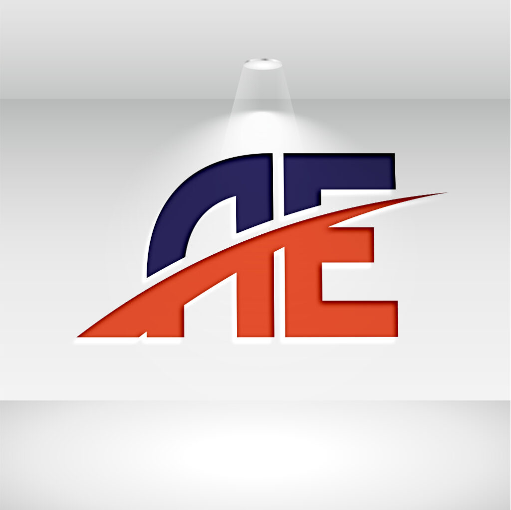 A E Initial Letter Logo design, Graphic Alphabet Symbol for Corporate ...