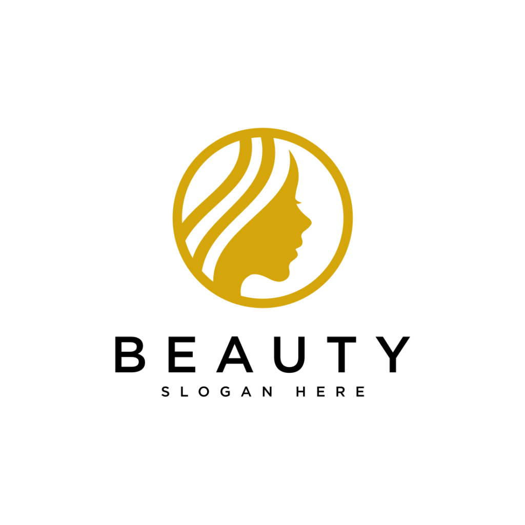Beauty Woman Face Logo Vector Design | MasterBundles