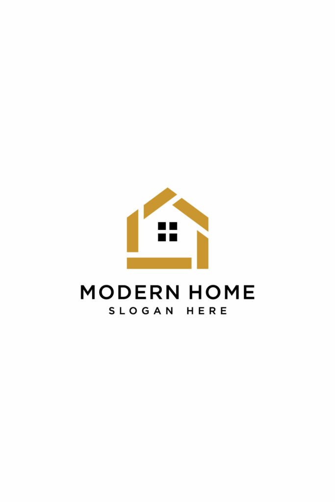 Modern Home Logo Vector Design | MasterBundles