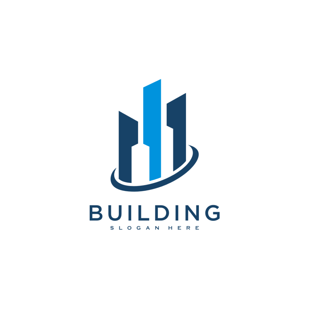 Building Logo Vector Design | MasterBundles