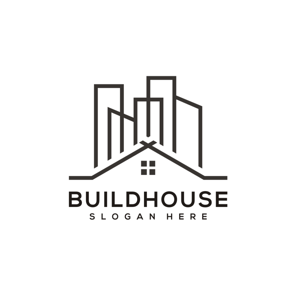 Build House Logo Vector Design | MasterBundles