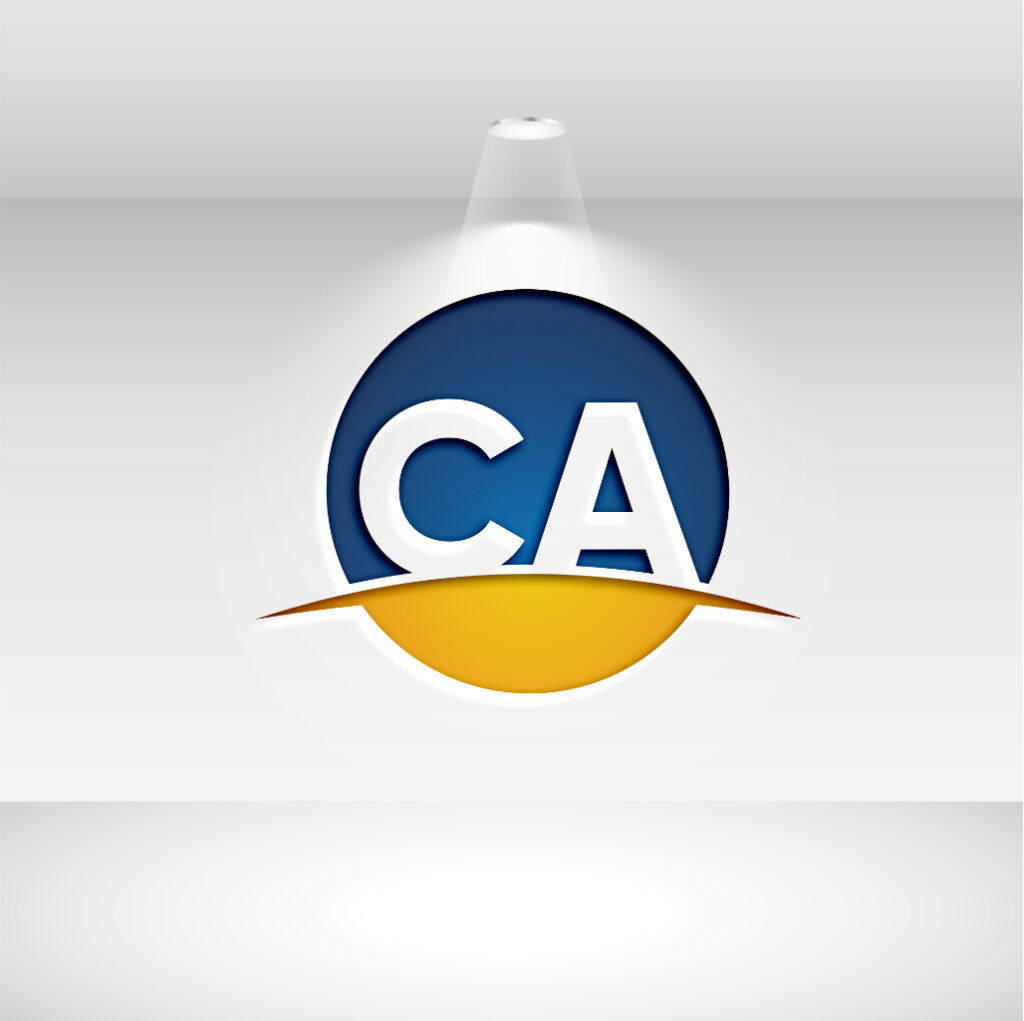 C A Initial Letter Logo design, Graphic Alphabet Symbol for Corporate ...