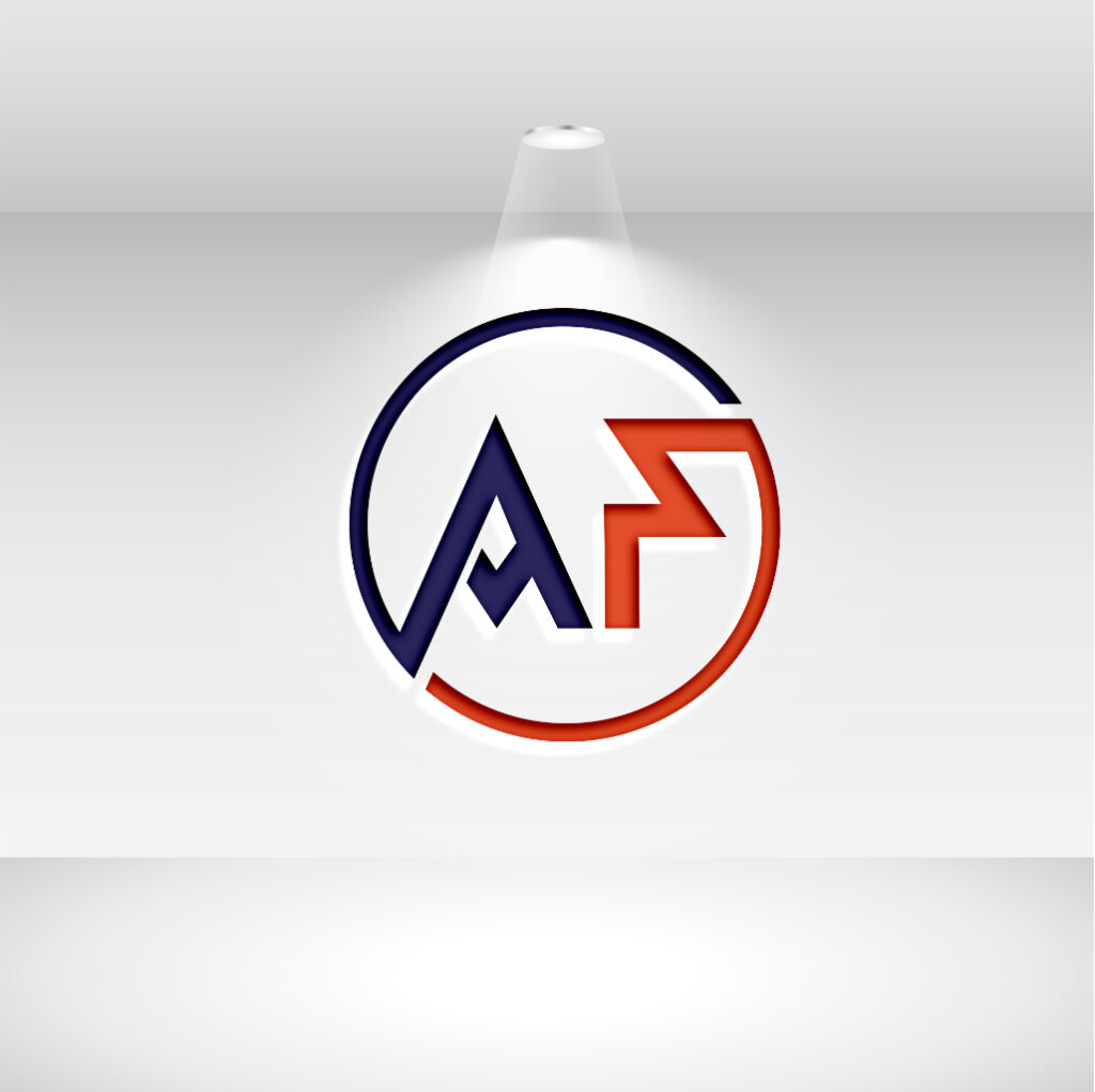 A F Initial Letter Logo design, Graphic Alphabet Symbol for Corporate ...