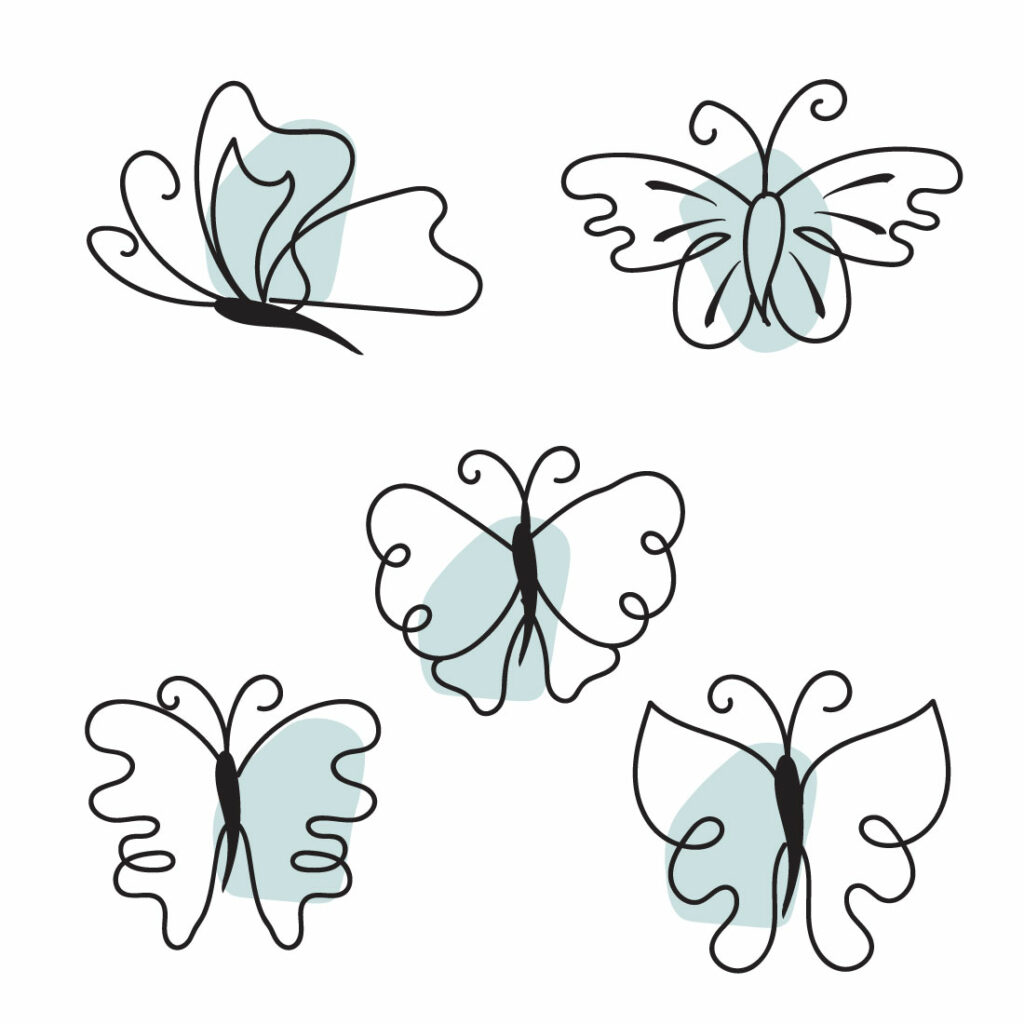 Easy Draft Butterfly Ornament | MasterBundles