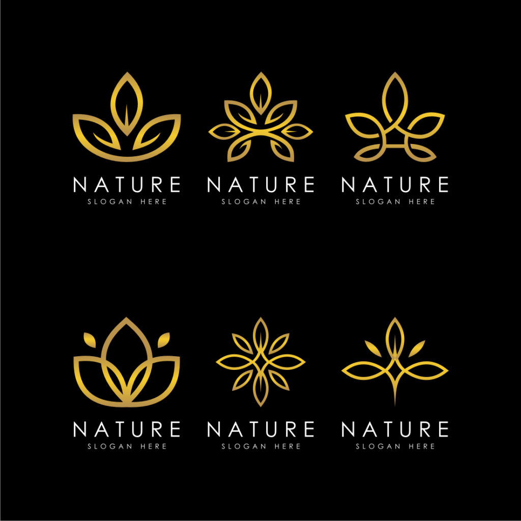 Flower Logo Vector Design | MasterBundles