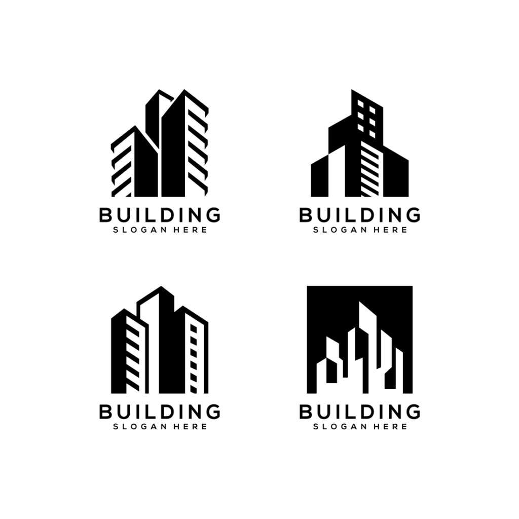 building logo design vector | MasterBundles