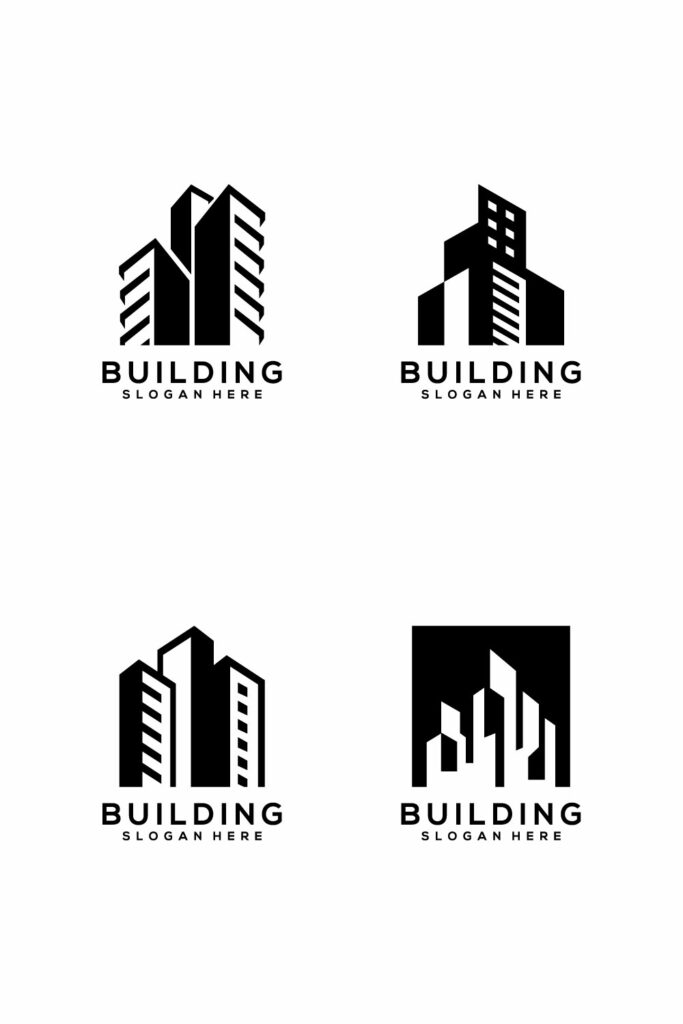 building logo design vector | MasterBundles