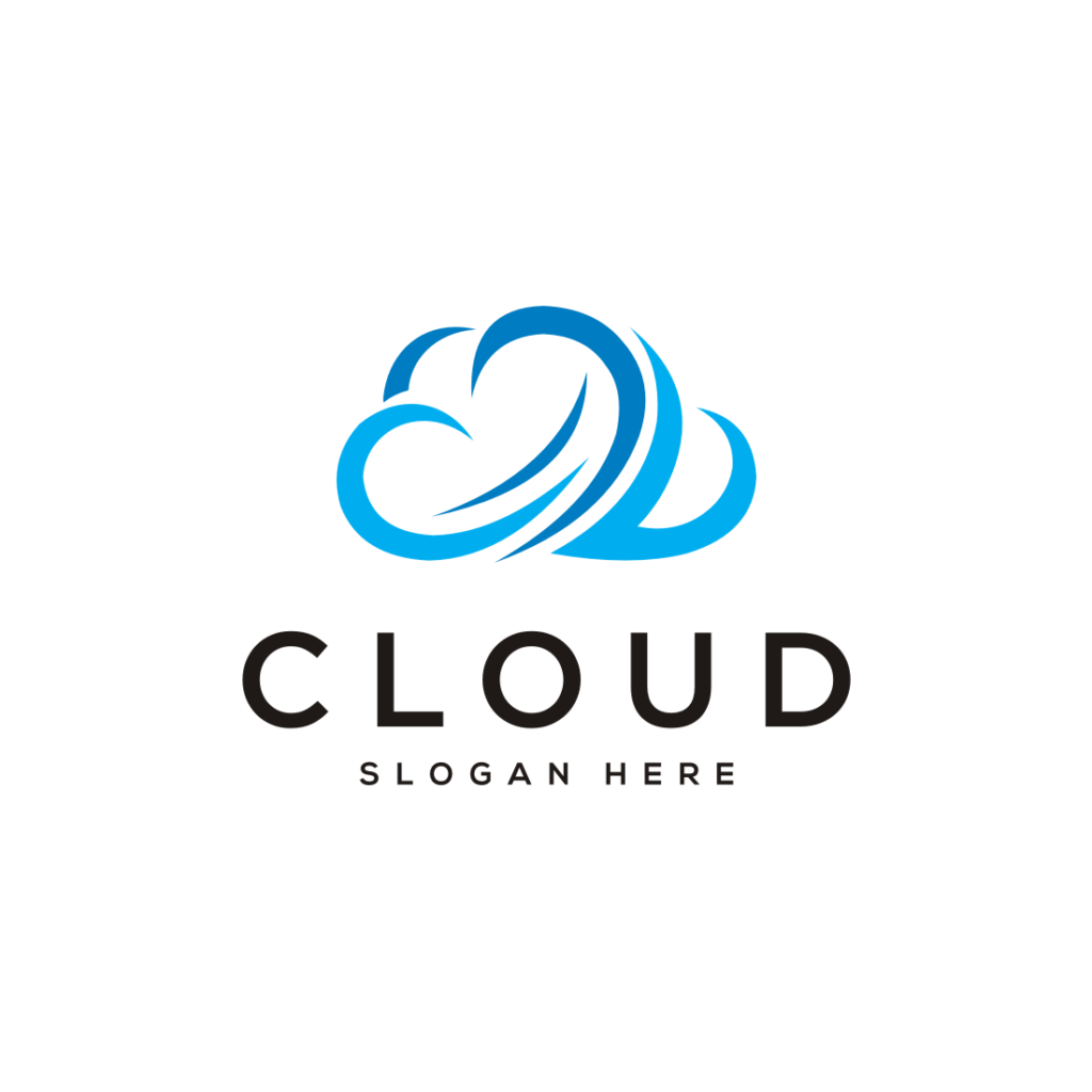cloud logo design vector | MasterBundles