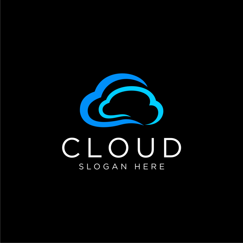 cloud logo design vector | MasterBundles