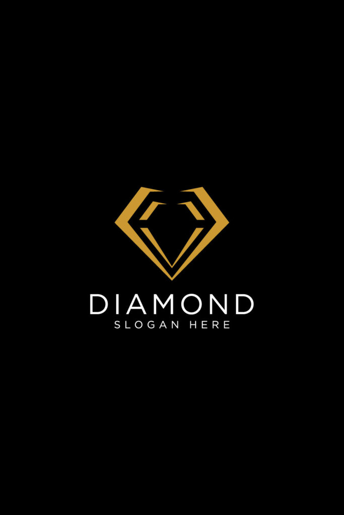 diamond shape logo design vector | MasterBundles