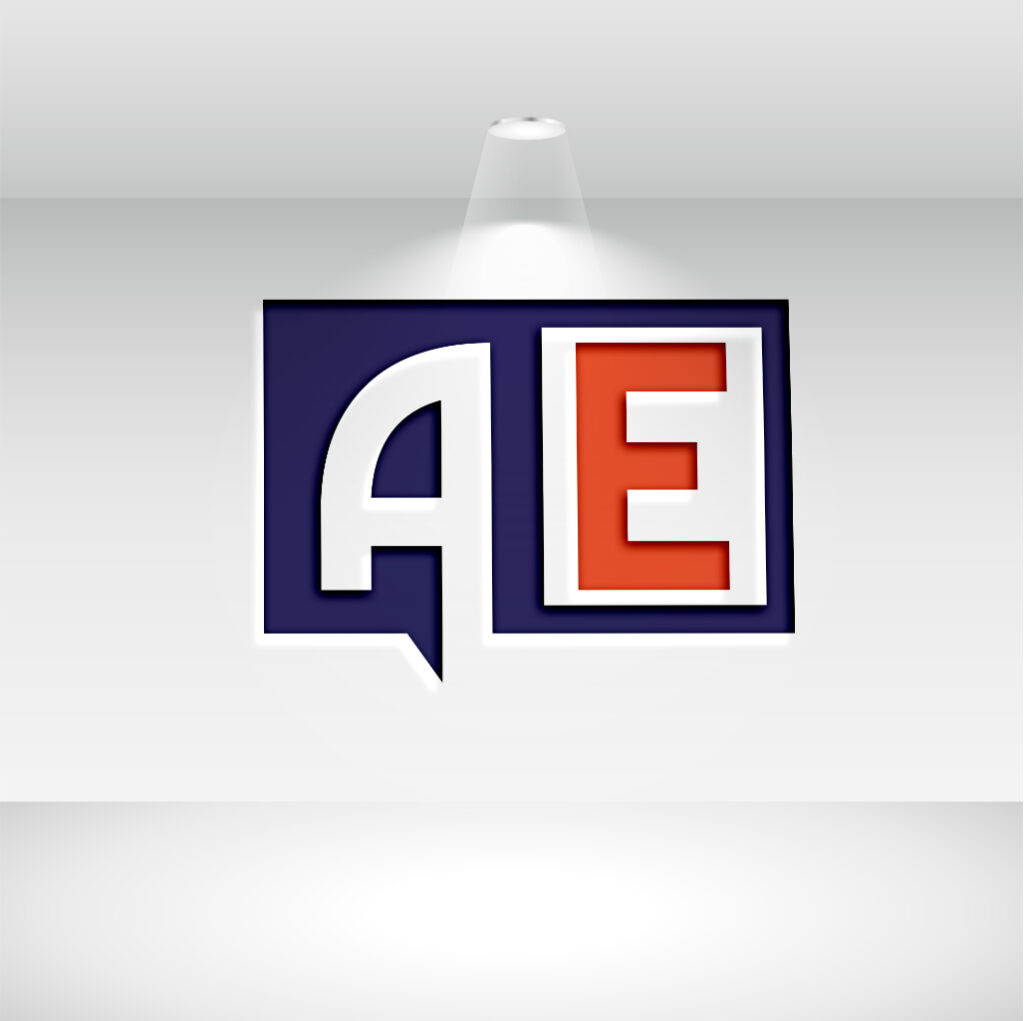 A E Initial Letter Logo design, Graphic Alphabet Symbol for Corporate ...