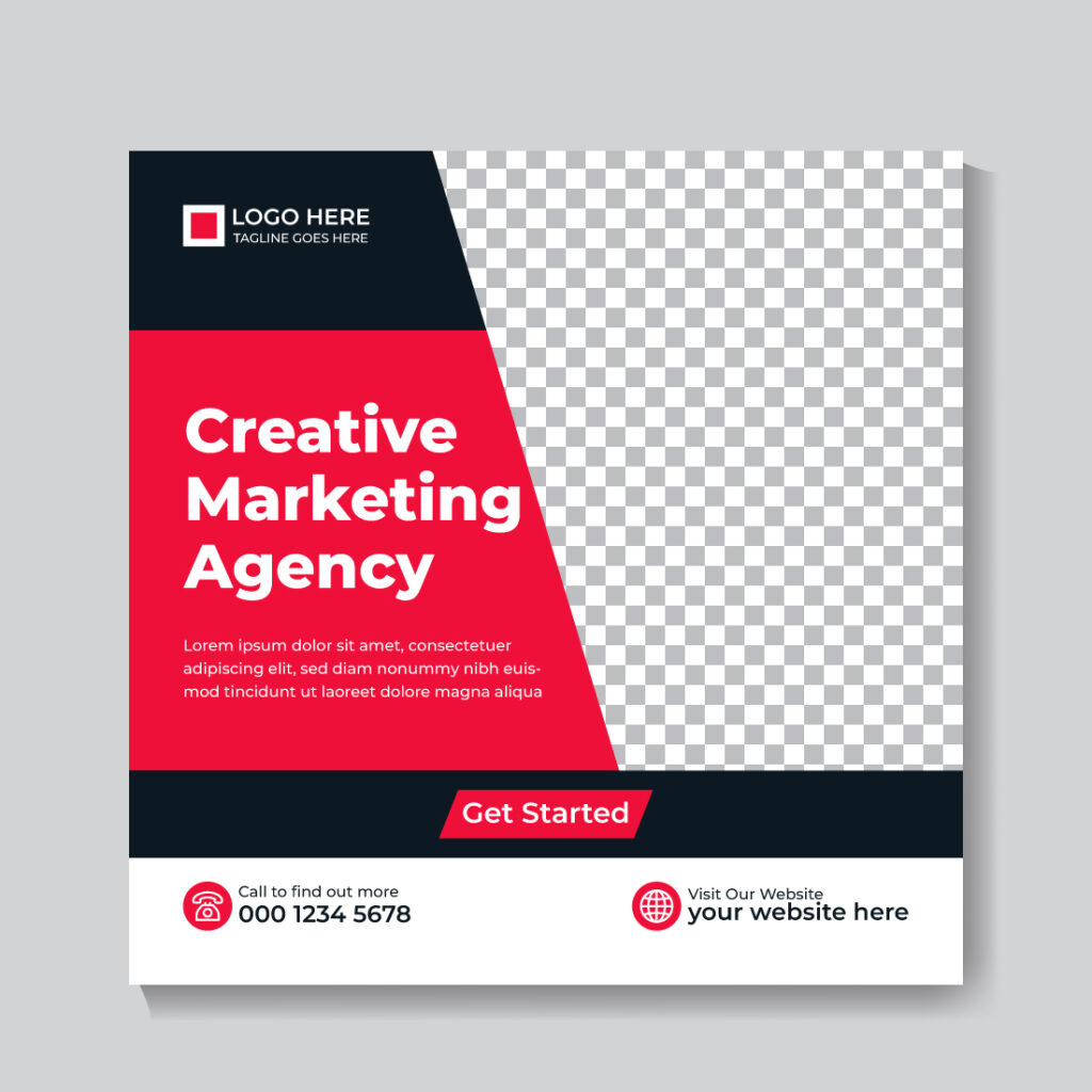 Modern Digital Marketing Social Media Instagram Post Design Template ...