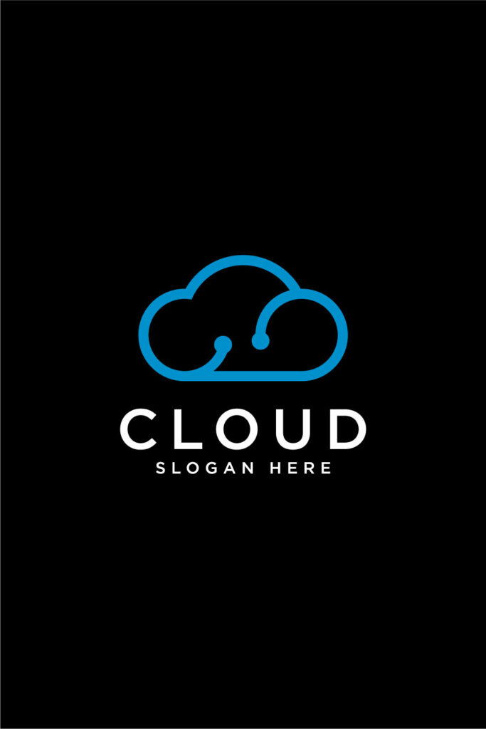 cloud tech logo design vector | MasterBundles