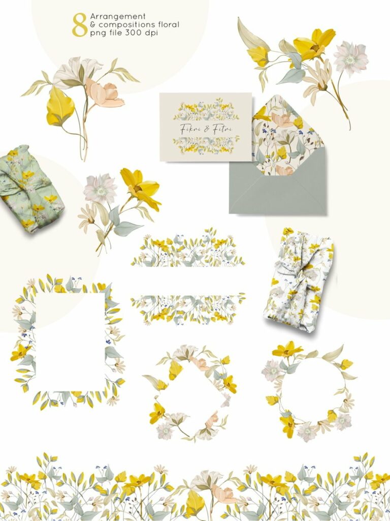 Meadow Wildflower And Spring Pattern – MasterBundles