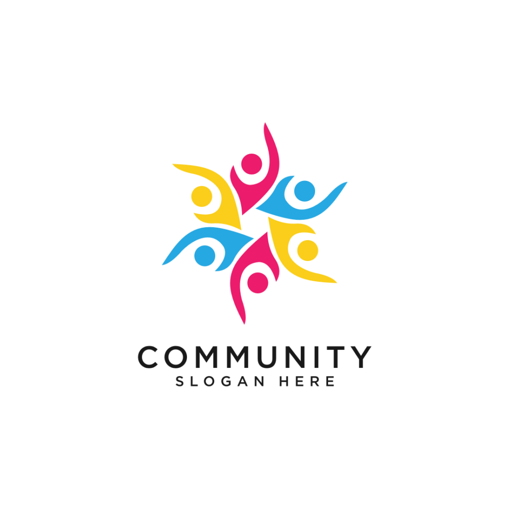 teamwork community logo design vector | MasterBundles