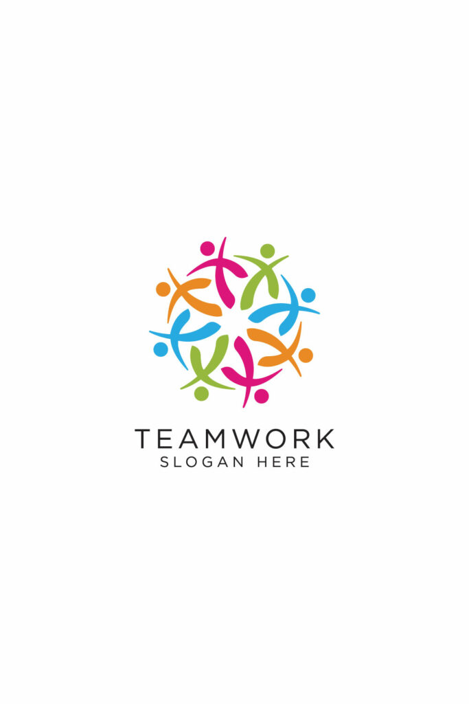 teamwork logo design vector | MasterBundles
