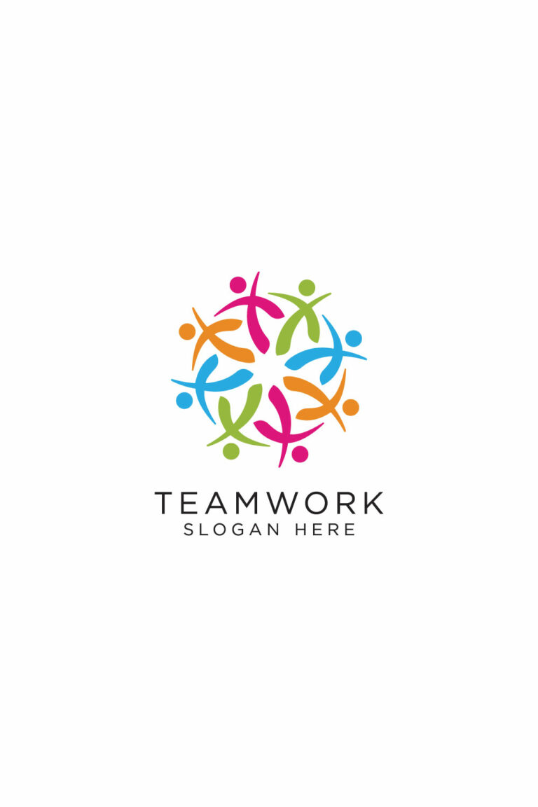 teamwork logo design vector | MasterBundles