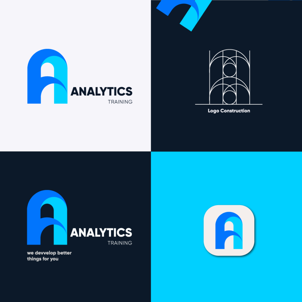 A Letter Mark Logo Design | MasterBundles