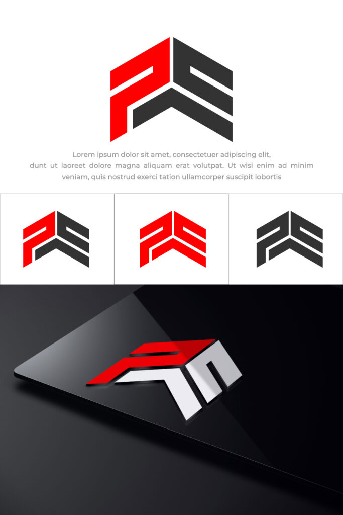 Logo PE Lettering Design - MasterBundles
