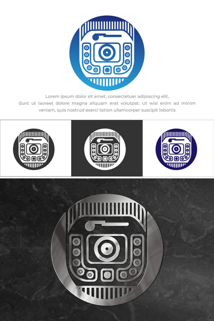 Tech Camera Logo Design - MasterBundles