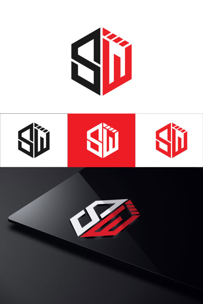 SW Logo Design - MasterBundles