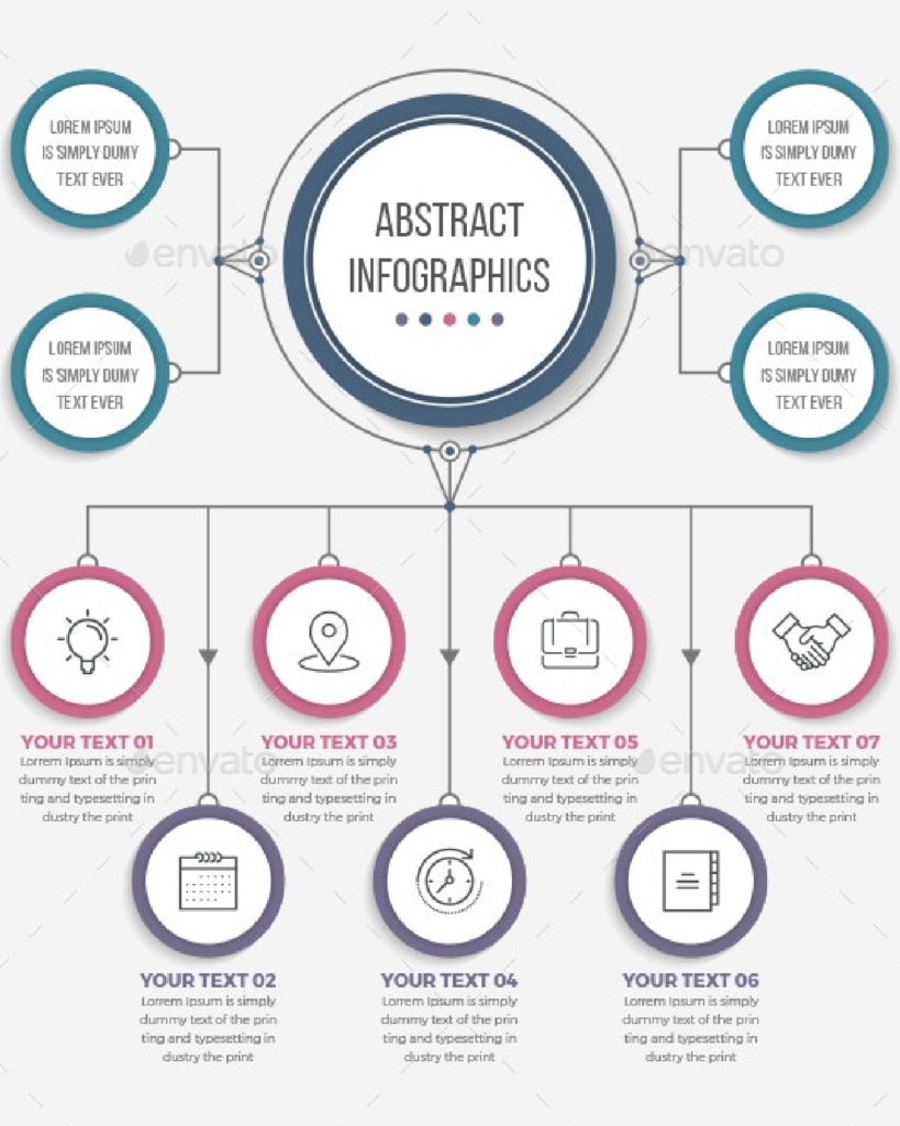 Abstract Circle Infographics – MasterBundles