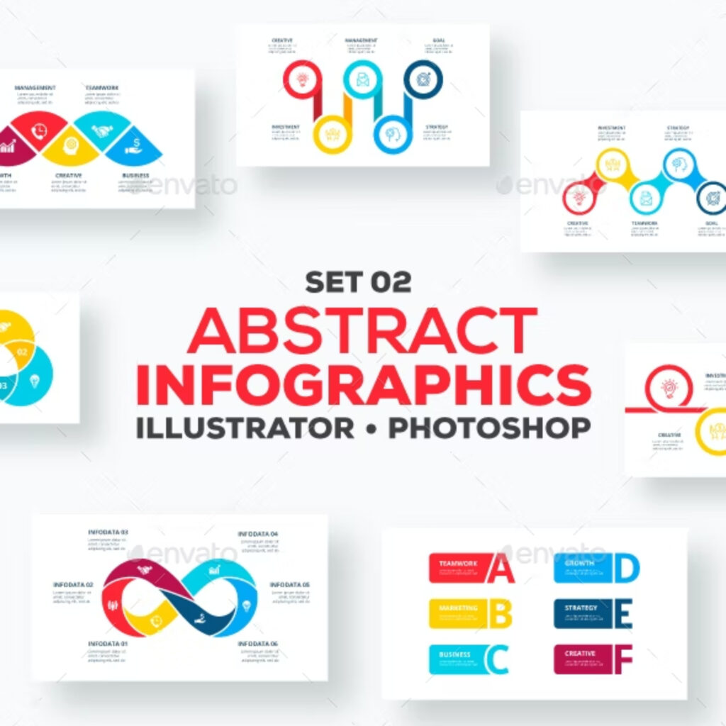 Flowchart Infographics Set 03 – MasterBundles