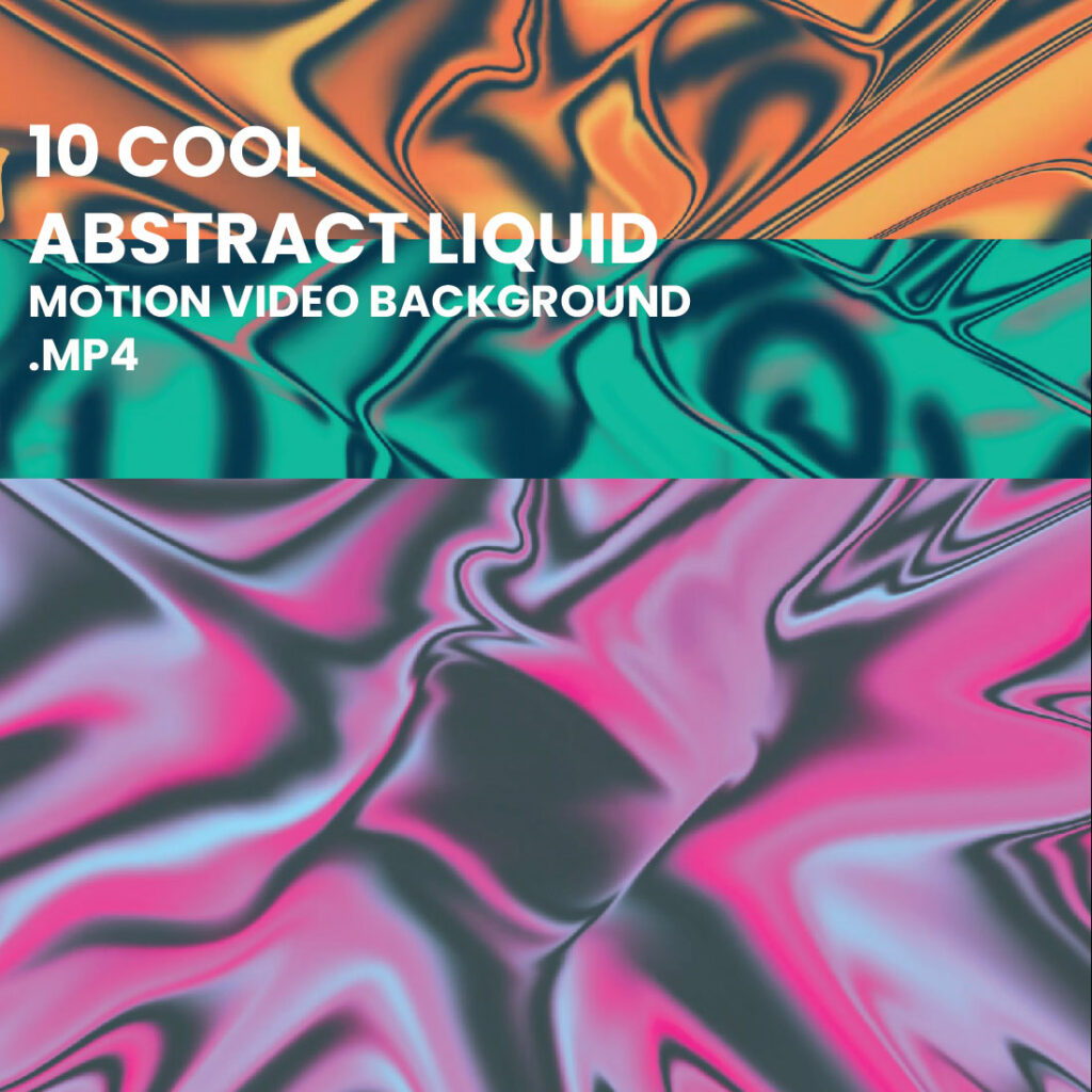 10 Cool Abstract Liquid Motion Animation For Background | MasterBundles