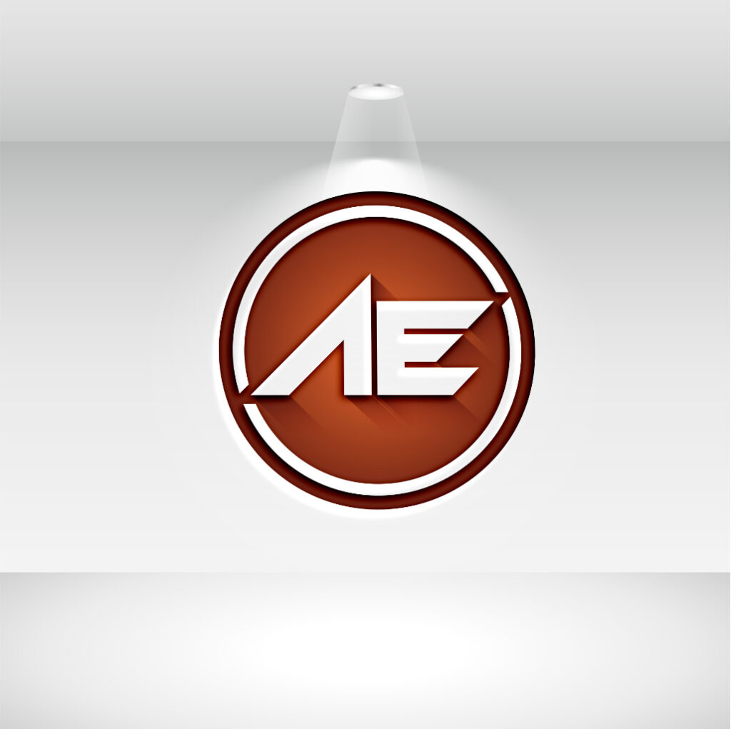 A E Initial Letter Logo design, Graphic Alphabet Symbol for Corporate ...