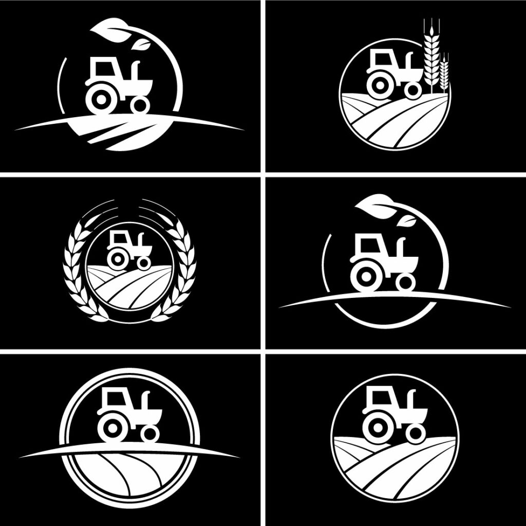 Tractor Logo or Farm Logo Template - MasterBundles