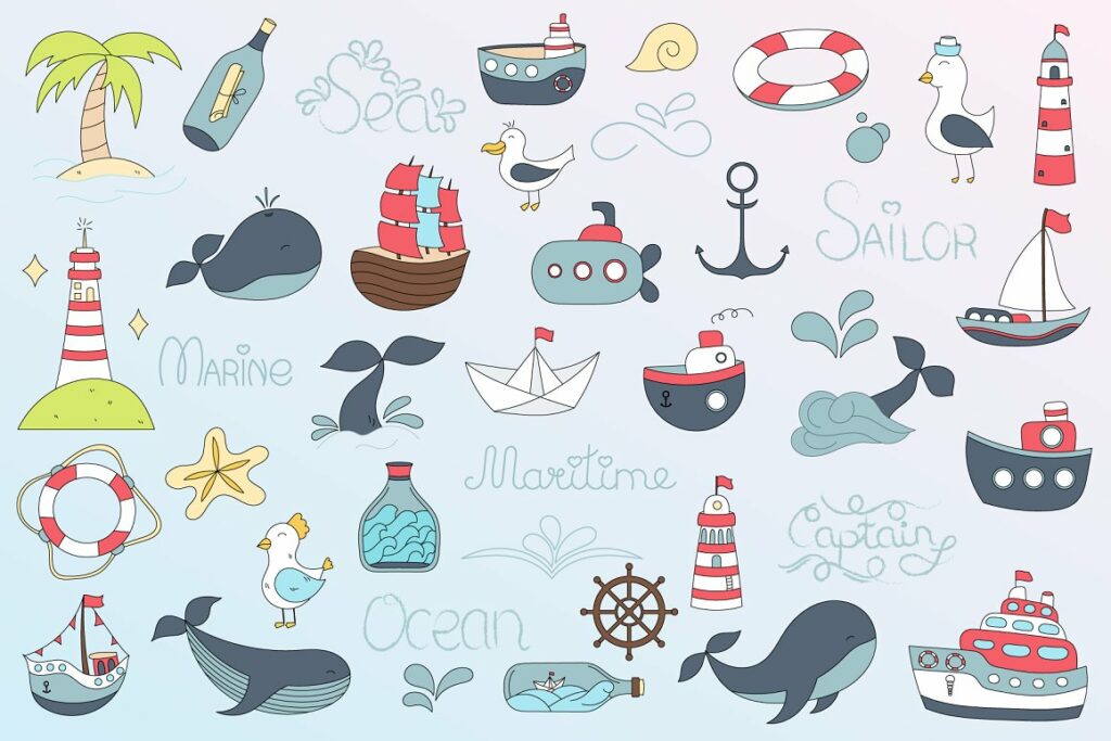Maritime (Elements, Patterns) – MasterBundles