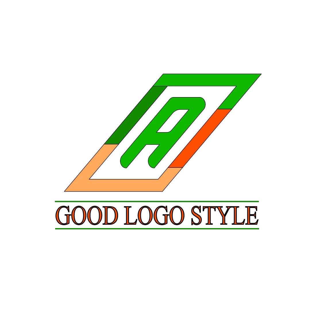 A Letter Logo Design with Different Style - MasterBundles