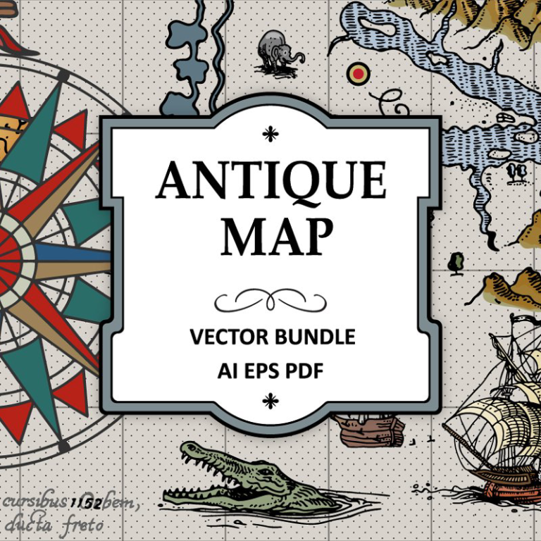 Antique Maps Vector Bundle – MasterBundles