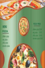 Pizza - Tri-Fold Boucher Template Design - MasterBundles