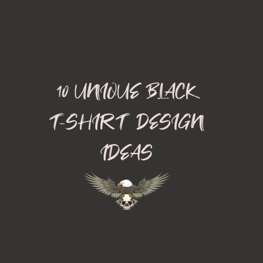 10 Unique Black T-Shirt Design Ideas | MasterBundles