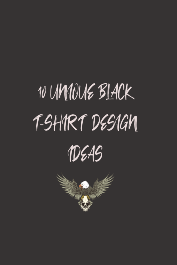 10 Unique Black T-Shirt Design Ideas | MasterBundles