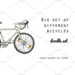 Big Set Of Different Bicycles – MasterBundles
