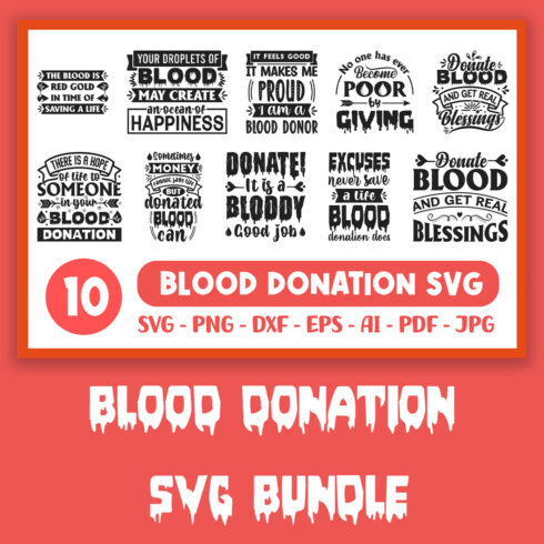 Blood Donation SVG Bundle - MasterBundles