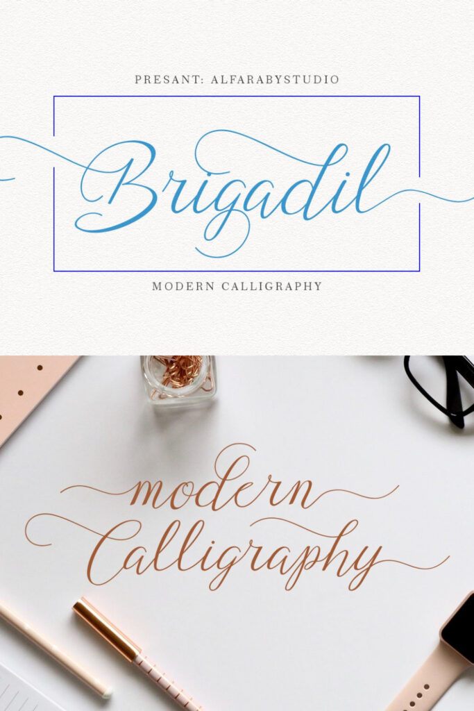 Brigadil Stylish Calligraphy – MasterBundles