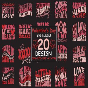 Retro Valentine's Day SVG Bundle - MasterBundles
