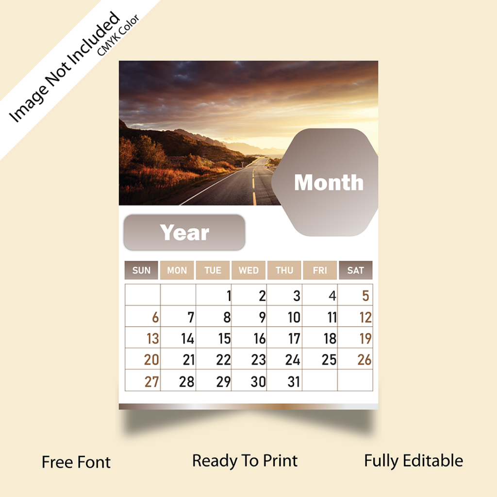Calendar Design | MasterBundles