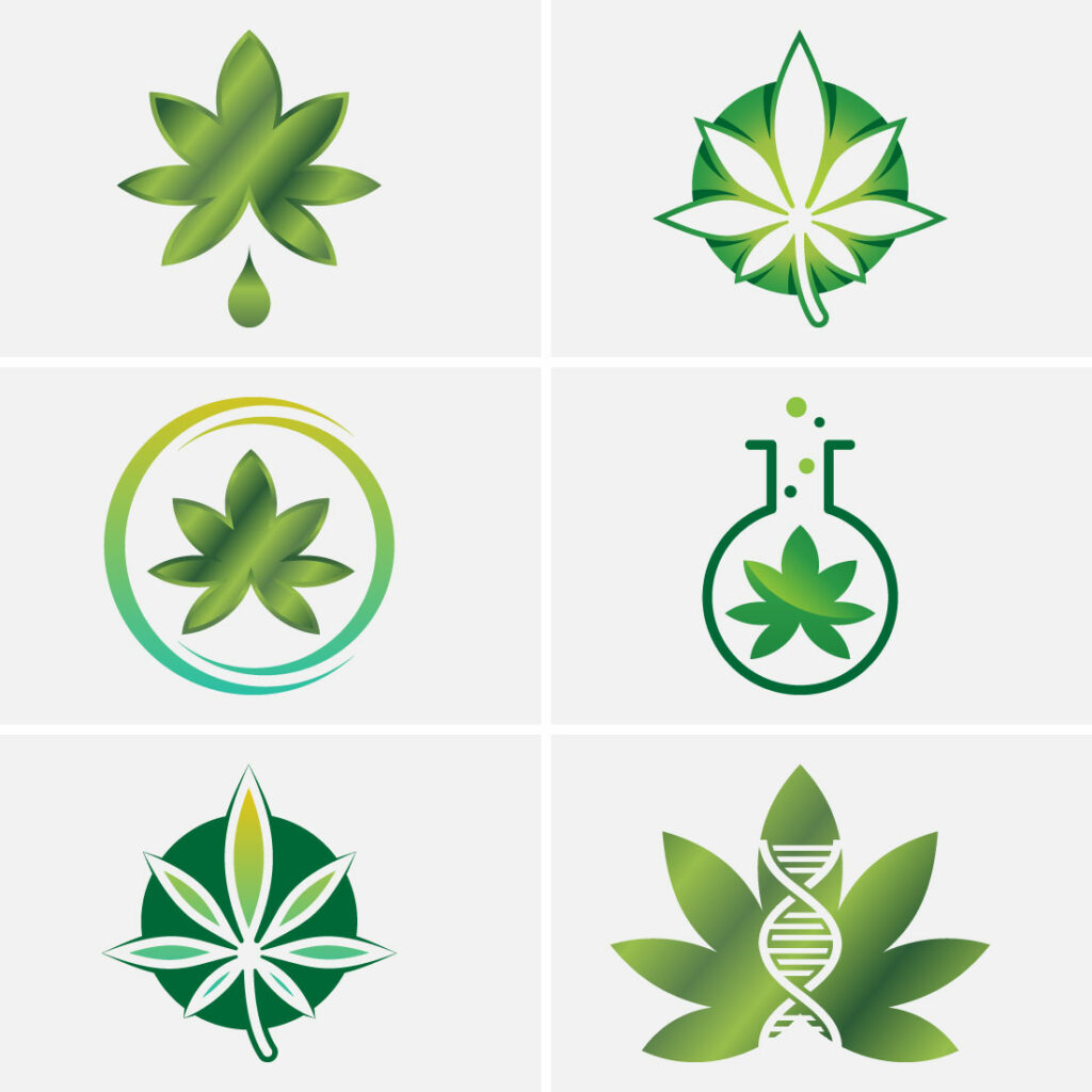 Cannabis Vector Logo Design Template - MasterBundles