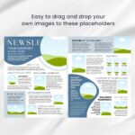 Download Canva Newsletter Template, Digital and Printable|MasterBundles