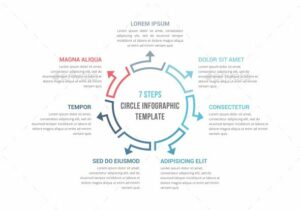 Circle Diagram With Seven Elements – MasterBundles