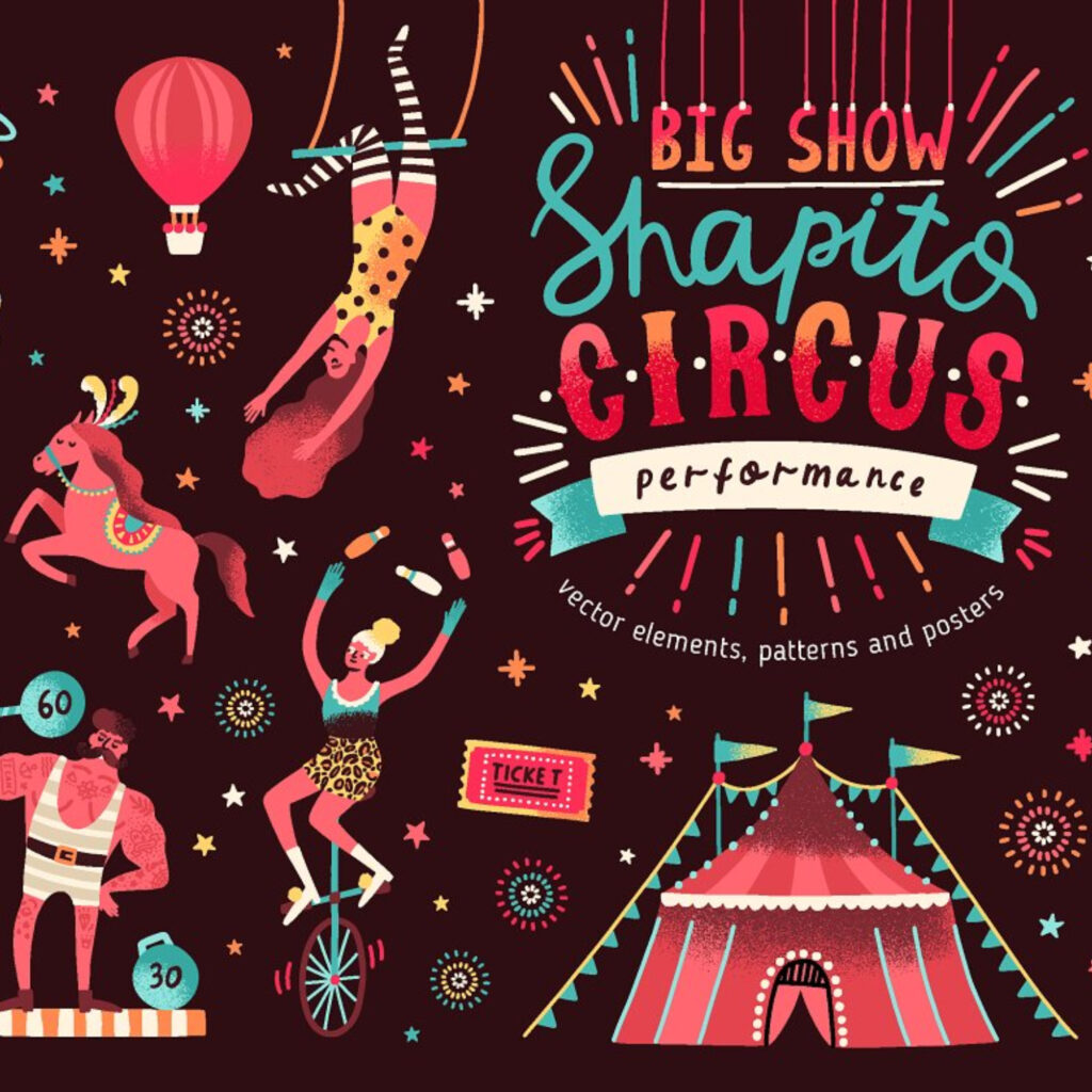 Circus Pattern – MasterBundles